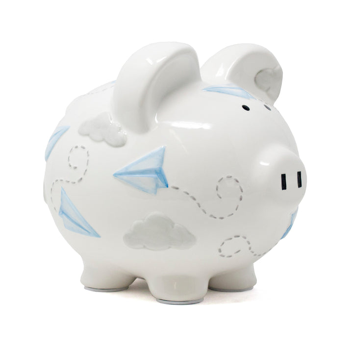 Paper Airplane Piggy Bank – Apple Blossom Baby And Decor