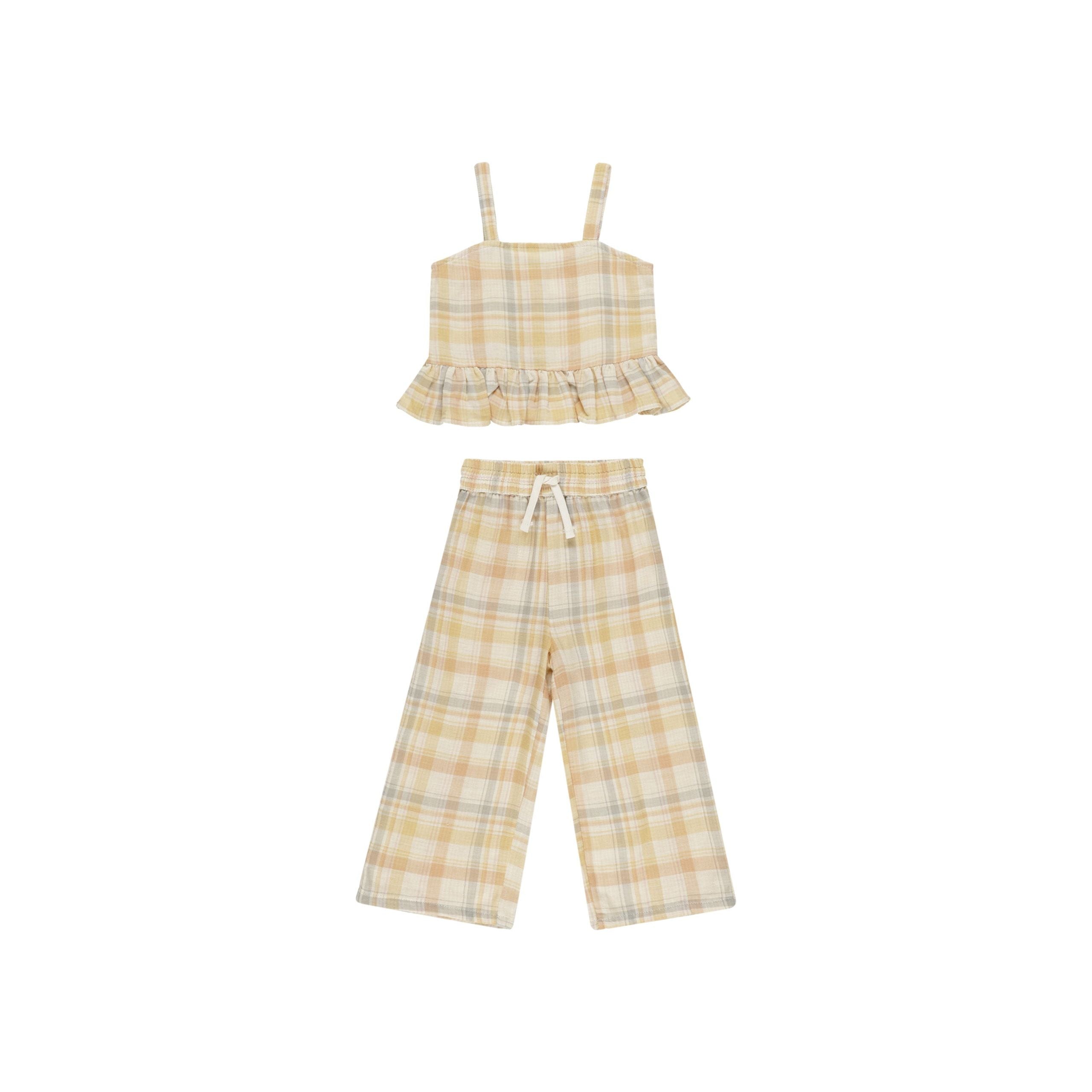 KAYLI SET || PASTEL PLAID – Apple Blossom Baby And Decor